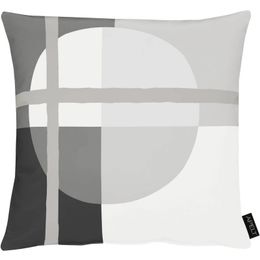 Apelt Dekokissen &raquo;Raoul&laquo; im Bauhaus-Stil, Kissenh&uuml;lle ohne F&uuml;llung, 1 St&uuml;ck bunt Baumwolle, Leinen B/L: 46cm x 46cm, 1 Stk.