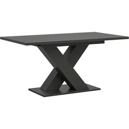 Home Affaire Esstisch &raquo;Motus, ausziehbar 150 -190 cm, inklusive 40 cm Einlegeplatte&laquo; Set, 1 Stk. tlg. X-Gestell mit Bodenplatte, Tisch, K&uuml;chentisch, 