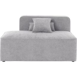 Home Affaire Recamiere &raquo;Sundstrup&laquo; Modulserie, individuelle Zusammenstellung grau 100% Polyester B/H/T: 140cm x 76,5cm x 93cm, Struktur weich, 