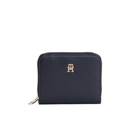 Tommy Hilfiger Damen Geldb&ouml;rse &raquo;TH ICON MED ZA FLAP&laquo;, Damen Geldbeutel, Portemonnai mit edlem TH-Logoemblem Einheitsgr&ouml;&szlig;e
