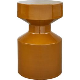 Woood Beistelltisch &raquo;Ferry mit Chromoberfl&auml;che und Metallkonstruktion B 30 x T 30 x H 47 cm&laquo; orange B/H/T: 30cm x 47cm x 30cm, Ferry Beistelltisch 