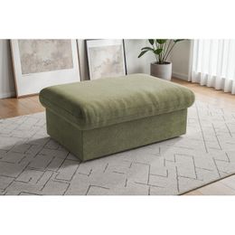 Sit & More sit&more Polsterhocker &raquo;Moreno, B: 90 cm&laquo; mit Stauraum, individuell kombinierbar gr&uuml;n 100% Polyester B/H/T: 90cm x 43cm x 60cm, Flachgewebe,mit 