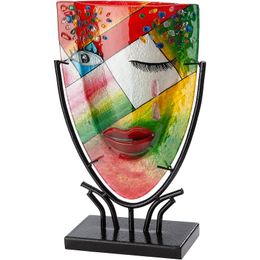 Gilde Tischvase &raquo;Gesichtsvase oval Dreaming&laquo; Glas B/H/T: 22cm x 34,5cm x 9,5cm