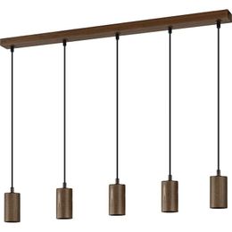 Segula Pendelleuchte &raquo;FLOW 5 Buche Nussbaumfarben&laquo; E27 1 Stk. 5, &Oslash; 5,5cm H: 2,5cm, 1 Stk.