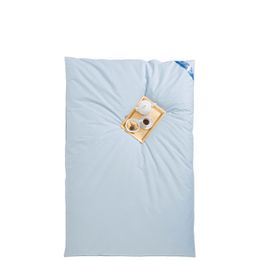 Ribeco Federbettdecke &raquo;Leon&laquo; extrawarm F&uuml;llung 80Federn20Daunen 1 Stk. tlg. Ballonbettdecke der Klassiker! blau Bezug: 100% Baumwolle. F&uuml;llung: 80% 