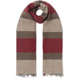 Cinque Damen Strickschal &raquo;MELBOURNE&laquo; aus weichem Material mit Steifen Optik, made in Italy braun Einheitsgr&ouml;&szlig;e