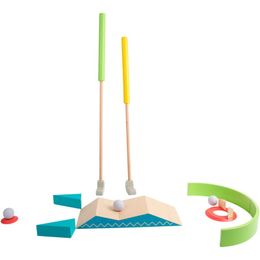 Small Foot Spiel &raquo;Minigolf-Set Active&laquo; inkl Stoffbeutel bunt Holz Einheitsgr&ouml;&szlig;e
