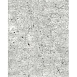 marburg Fototapete Crushoptik Steinoptik moderne Tapete f&uuml;r Wohnzimmer Schlafzimmer K&uuml;che grau Vlies B/L: 2,12m x 2,7m