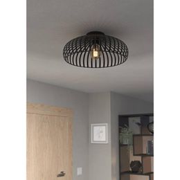 Eglo Deckenleuchte &raquo;MOGANO 3&laquo; E27 1 Stk. Deckenleuchte, Metall in Schwarz, Flurlampe mit E27 Fassung schwarz 1, &Oslash; 43cm H: 18cm, 1 Stk.