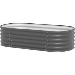 Vitavia Hochbeet &raquo;Terra 401&laquo; BxTxH: 82x162x40 cm, granit grau B/H/T: 82,1cm x 40,1cm x 162,1cm