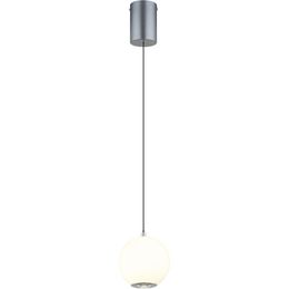 Globo LIGHTING H&auml;ngeleuchte &raquo;SIMMONS&laquo; LED-Modul 1 Stk. Warmwei&szlig; H&auml;ngelampe Esszimmer-Leuchte Esstischleuchte Wohnzimmer wei&szlig; &Oslash; 15cm H: 180cm, 1 Stk.