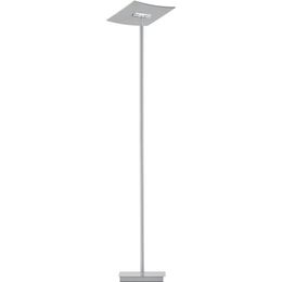 HELL h&ouml;llisch gutes Licht LED Stehlampe &raquo;MODENA X&laquo; LED-Modul 1 Stk. Warmwei&szlig; Tastdimmer silber 1, H: 180cm, 1 Stk., ohne Lesearm