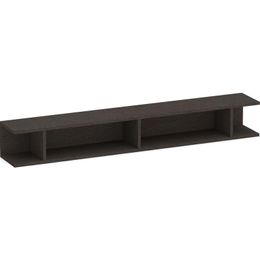 Home Affaire Wandregal &raquo;Infinity&laquo; Breite 138 cm, senkrecht oder waagerecht zu h&auml;ngen grau Holzwerkstoff B/H/T: 138cm x 19cm x 21cm, 4 Stk. offene 
