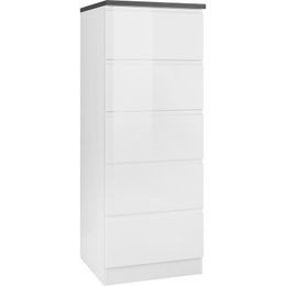 KOCHSTATION Vorratsschrank &raquo;KS-Virginia,neu in verbesserter Ausf&uuml;hrung&laquo; Stauraum, Softclose, mit CPL-Arbeitsplatte, Breite 60 cm, 5 Ausz&uuml;ge, Soft-