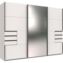 wimex Schwebet&uuml;renschrank &raquo;Saigon&laquo; mit Spiegelt&uuml;r, 3 T&uuml;ren, 270cm breit schwarz Holzwerkstoff B/H/T: 270cm x 208cm x 64cm, Schubladen: 6 Stk. T&uuml;ren: 3 Stk.