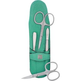 ERBE&reg; Erbe ERBE Manik&uuml;re-Etui &raquo;ERBE Manik&uuml;re Set Steck-Etui Serie "Piemont", schwarz, 4-tlg., Inox&laquo; Echtleder, rostfreie Instrumente, Hergestellt in 
