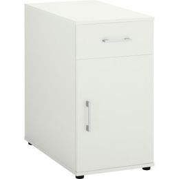 VOGL M&ouml;belfabrik Rollcontainer &raquo;Modila&laquo; 1 Stk. tlg. Anstellcontainer wei&szlig; Holzwerkstoff B/H/T: 40cm x 72cm x 67cm