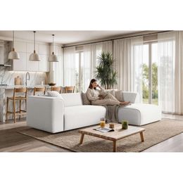OTTO home Ecksofa &raquo;Merid L-Form, Sofa-Fix, B: 254 cm - OTTO. Verl&auml;ssliche Qualit&auml;t.&laquo; Ottomane rechts/links, belastbar bis 460kg, nicht modulare Sofa 