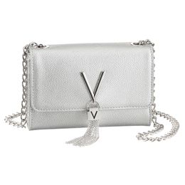 Valentino Handbags Valentino Bags Damen VALENTINO BAGS Umh&auml;ngetasche &raquo;DIVINA&laquo; Damen Handtasche, Schultertasche, Mini Bag mit Schmuckelement silber B/H/T: 17cm x 11,5cm x
