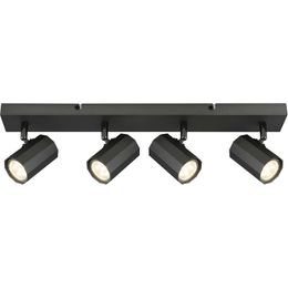 Globo LIGHTING Deckenstrahler &raquo;JAMES&laquo; GU10 1 Stk. Deckenspot/Wohnzimmer/Flur/Schlafzimmer grau &Oslash; 6cm H: 53cm, 1 Stk.
