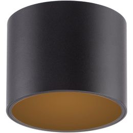 Neuhaus PURE LED Deckenleuchte &raquo;PURE Point&laquo; LED-Board 1 Stk. Warmwei&szlig; Dimmf&auml;hig &uuml;ber separaten Tronicdimmer, IP44 schwarz 1, &Oslash; 11cm H: 8,6cm, 1 Stk.
