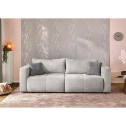 Jockenh&ouml;fer Big-Sofa &raquo;Relax, B: 243 cm, Liegefl. 145x197 cm&laquo; mit Schlaffunktion, Bettkasten & Zierkissen, Sitzelemente ausziehbar Korpus: 100% Polyester;Kissen: 