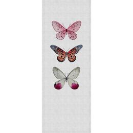 Livingwalls living walls Fototapete &raquo;Walls by Patel Buzz Panels 1&laquo; glatt Vlies, Wand, Schr&auml;ge grau Vlies B/L: 1m x 2,7m