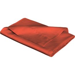 Fleuresse Betttuch &raquo;Colours&laquo; offenes Bettlaken rot Mako-Satin, Obermaterial: 100% Baumwolle B/L: 220cm x 260cm, 1 Stk., Mako-Satin, 220x260 15cm