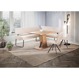 OTTO home Eckbankgruppe &raquo;Gabi Essecke, Sitzgruppe, Eckbankgruppe, K&uuml;chenbankgruppe&laquo; Set, 4tlg, 4 tlg. tlg. Gestell aus matt-schwarzem Flachmetall, 