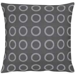 Apelt Dekokissen &raquo;Toro&laquo; Kissenh&uuml;lle mit F&uuml;llung, 1 St&uuml;ck silber Kunstfaser, Polyester B/L: 45cm x 45cm, 1 Stk.