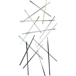 SPINDER DESIGN Garderobenleiste &raquo;MATCHES&laquo; Breite 100 cm, H&ouml;he 184 cm silber Edelstahl B/H/T: 100cm x 184cm x 15cm