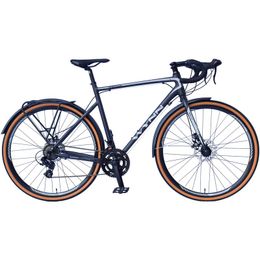 WYNN Gravelbike &raquo;GRL1.1&laquo; 14 Gang Shimano Tourney Schaltwerk Kettenschaltung 54cm, 28 Zoll (71,12cm) hinten: 28 Zoll (71,12cm) Gravelbike
