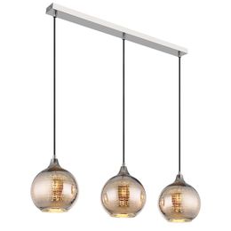 Globo LIGHTING H&auml;ngeleuchte &raquo;LOURDES&laquo; E27 1 Stk. H&auml;ngelampe Esszimmer-Leuchte Esstischleuchte Wohnzimmer H: 129cm, 1 Stk.