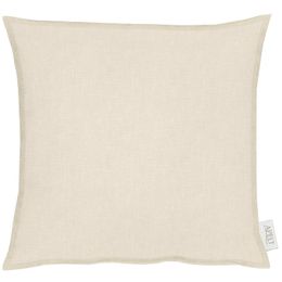 Apelt Dekokissen &raquo;ALASKA&laquo; Uni, Kissenh&uuml;lle ohne F&uuml;llung, 1 St&uuml;ck beige Baumwolle, Polyester B/L: 40cm x 40cm, 1 Stk.