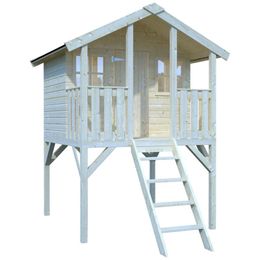 Palmako Spielhaus &raquo;Toby 2,1 m&sup2;&laquo; mit Vorgefertigte Wandelemente beige Holzwerkstoff Einheitsgr&ouml;&szlig;e