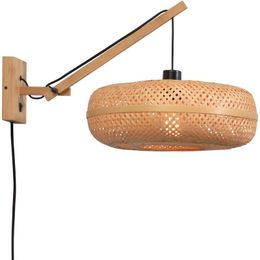GOOD&MOJO Wandleuchte &raquo;Palawan&laquo; E27 beige &Oslash; 40cm H: 43cm