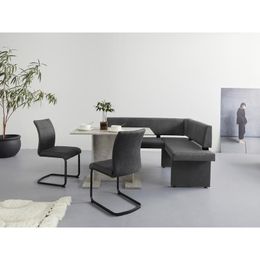 Hela Freischwinger &raquo;Pia&laquo; (Set) schwarz Polyester B/H/T: 42cm x 89cm x 59cm, Microfaser