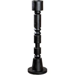Casablanca by Gilde Standkerzenhalter &raquo;Kerzenleuchter Phillip&laquo; 1-flammig, aus Polyresin schwarz Polyresin (Kunststein) B/H/T: 92cm