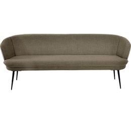 K+w Komfort & Wohnen K+W Komfort & Wohnen Polsterbank &raquo;ZOOM&laquo; 3-Sitzer Polsterbank mit dekorativen Keder beige B/H/T: 222cm x 87cm x 66cm, Flachgewebe Q2 2250