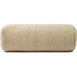 G&ouml;zze Nackenrolle &raquo;Uni Flausch Kissenrolle LaPit&laquo; beige B/H/L: 60cm x 19cm x 20cm Nackenrolle