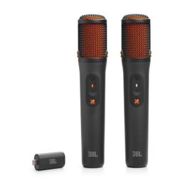 JBL Mikrofon &raquo;EasySing Mics Mikrofon f&uuml;r Club 120, Stage 320, Partybox 520 und 720&laquo; 2 kabellose,KI-gesteuerte Karaoke-Mics mit Stimmentfernung in 
