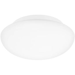 Eglo Deckenleuchte &raquo;Ella Deckenlampe, Wohnzimmerlampe, Stahl und Glas, E27, B&uuml;rolampe&laquo; E27 1 Stk. &Oslash; 28 cm, Wandlampe, Deckenleuchte, Wei&szlig;, 