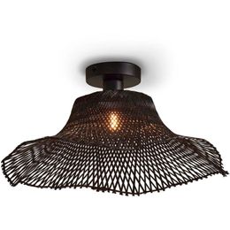 GOOD&MOJO Deckenleuchte &raquo;IBIZA&laquo; E27 1 Stk. schwarz 1, &Oslash; 50cm H: 15cm, 1 Stk.