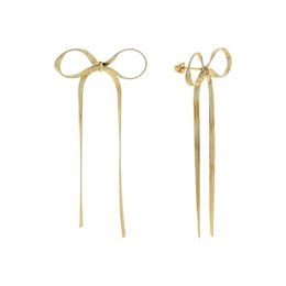 Amor Damen Paar Ohrh&auml;nger &raquo;Schmuck Geschenk, Schleife&laquo; gold Edelstahl