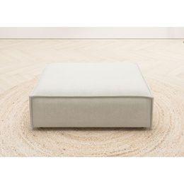 Home Affaire Polsterhocker &raquo;Watertown, XXL Hockerbank passend zum Sofa - ideal als Beistellmodul&laquo; erweiterbare Hockerbank mit weicher Polsterung beige