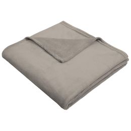 OTTO home Wohndecke &raquo;Jil&laquo; aus super weichem Kuschelfleece, Kuscheldecke, Premium Qualit&auml;t grau Kunstfaser B/L: 130cm x 180cm