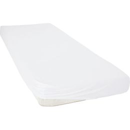 bellana Spannbettlaken &raquo;bellana exclusiv aus 100% Mako-Baumwolle, 150 g/m&sup2;, b&uuml;gelfrei&laquo; feinste Mako-Baumwolle, Spannbetttuch f&uuml;r Matratzen bis 25cm 