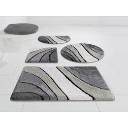 OTTO home Badematte &raquo;Josie, Badvorleger, Badezimmer Teppich&laquo; H&ouml;he 20 mm rutschhemmend beschichtet fu&szlig;bodenheizungsgeeignet schnell trocknend 