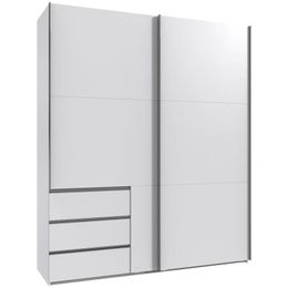 wimex Schwebet&uuml;renschrank &raquo;Level by fresh to go&laquo; wei&szlig; B/H/T: 200cm x 236cm x 65cm, Schubladen: 3 Stk. T&uuml;ren: 2 Stk.