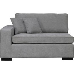 Home Affaire Sofaelement &raquo;Skara XXL&laquo; Modul XXL - zum eigenen Zusammenstellen, Armlehne links/rechts w&auml;hlbar grau 100% Polyester Struktur weich, 